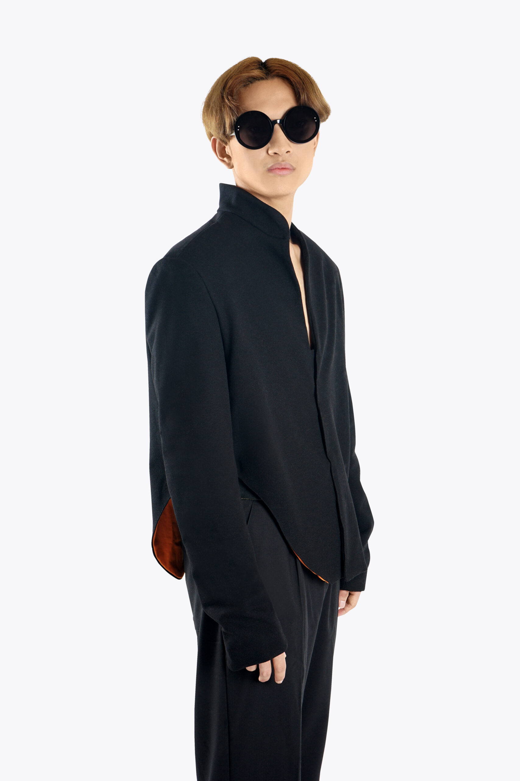 Bomber Noir Homme – Logo Orange Fluo Kaparda | Kaparda